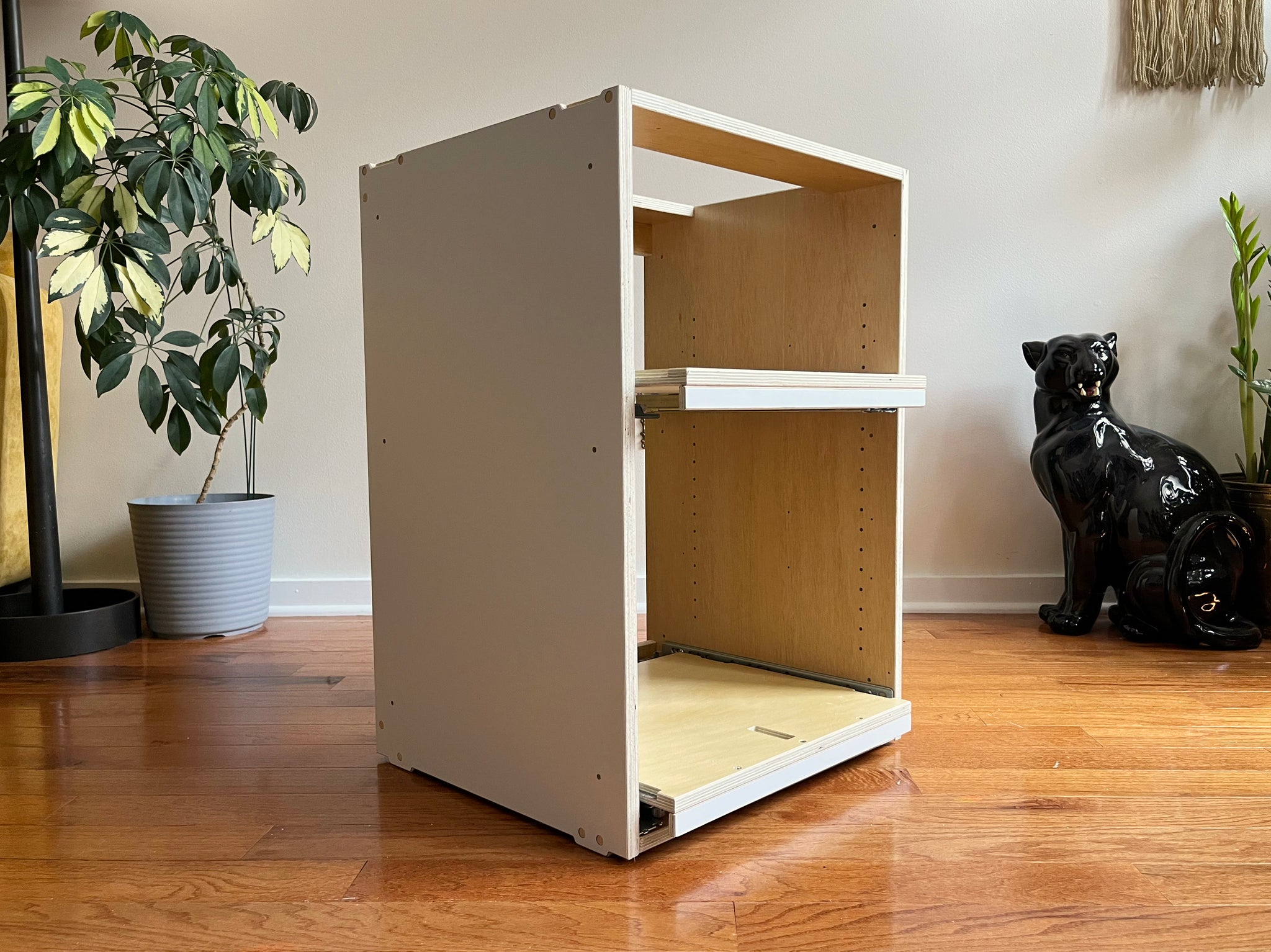 Modular Tall Record Storage Cabinet - Form & Finish